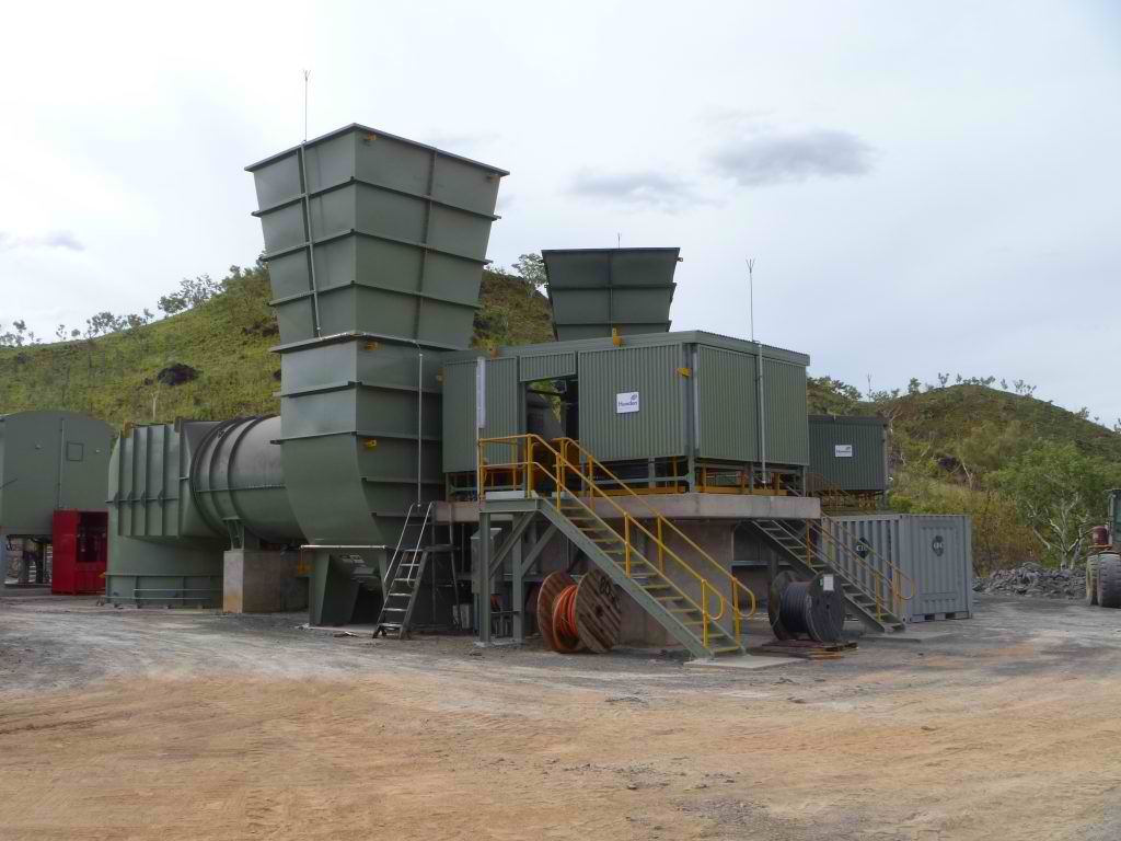 Fan installation - Clover Downs Contracting